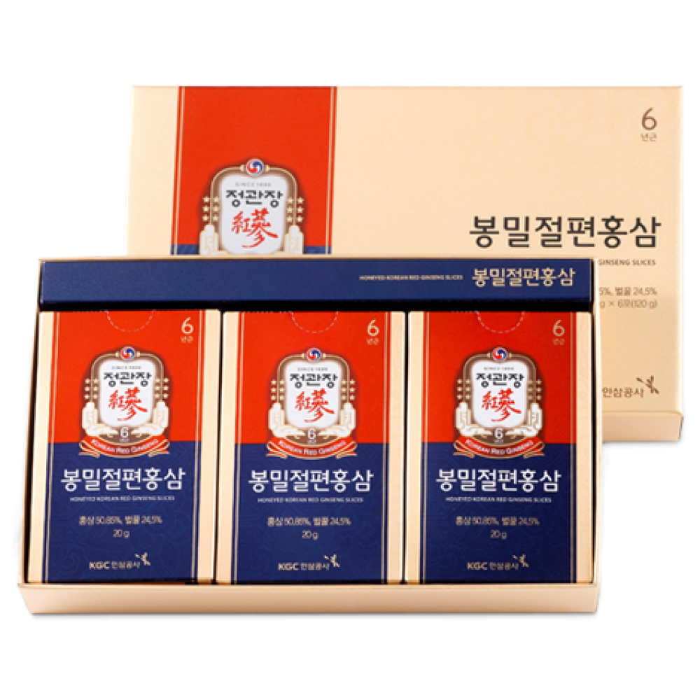 Honeyed KRG Red Ginseng Slices *6 | KGC Australia