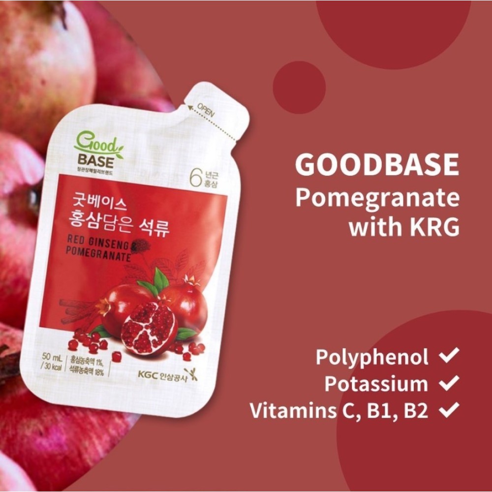 Good Base Pomegranate Korean Red Ginseng | KGC Australia