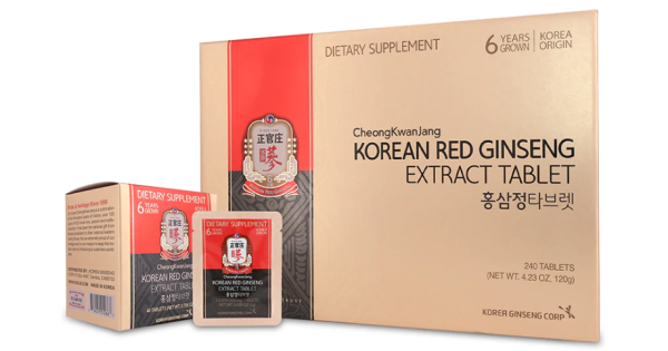 Korean Red Ginseng Extract Tablet - Cheong Kwan Jang