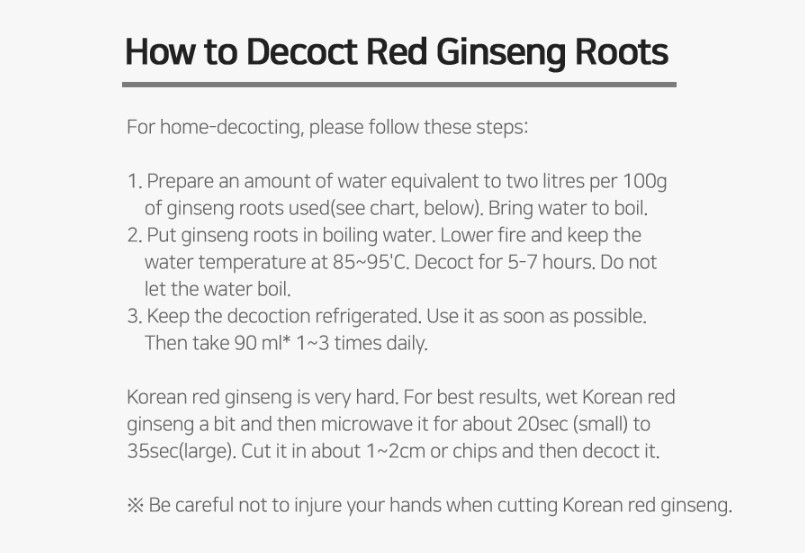 KRG Ginseng Roots Cut 300g | KGC Australia